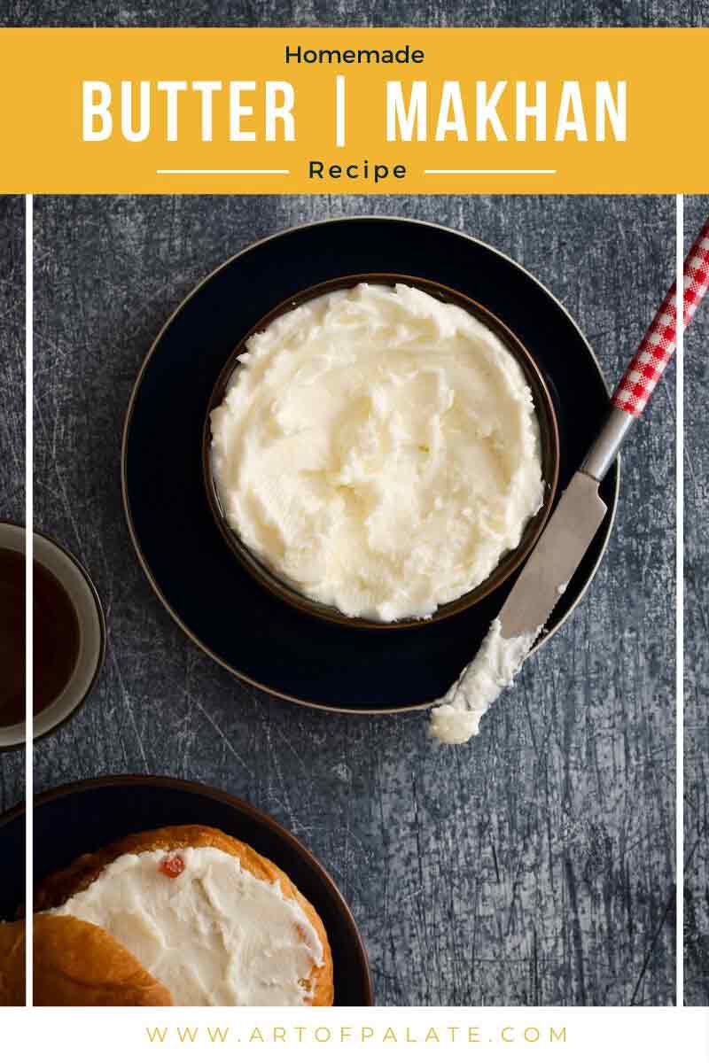 Homemade White Butter | Makhan Recipe | with step-by-step images