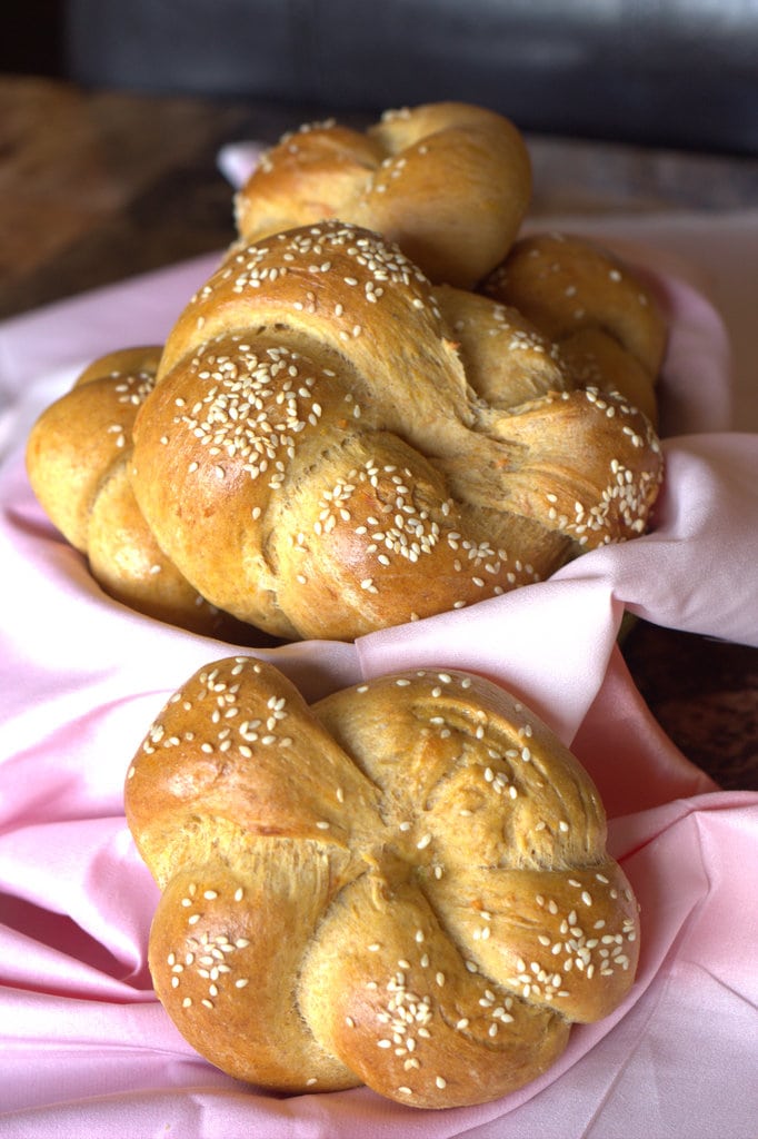 wholewheat sweet potato sandwich rolls / Rosetta shaped Dinner rolls