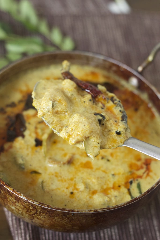 Ripe Mango Curry / Mango Pulissery / Mango kadhi