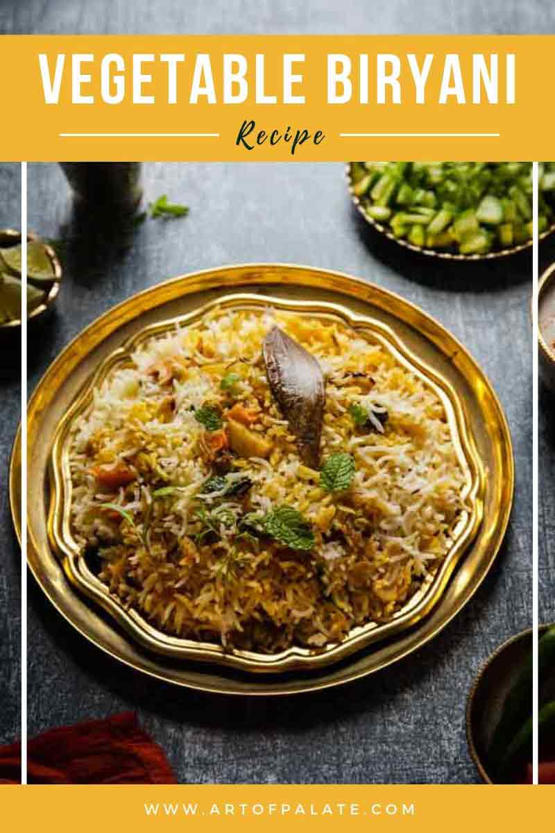 Vegetable biryani recipe | Hyderabadi veg biryani recipe | Dum biryani