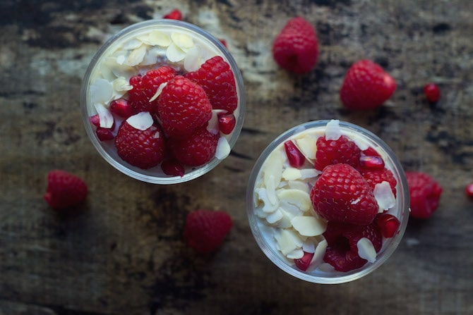 Muesli | Cold oatmeal with Yogurt, Nuts, Fruits and Honey